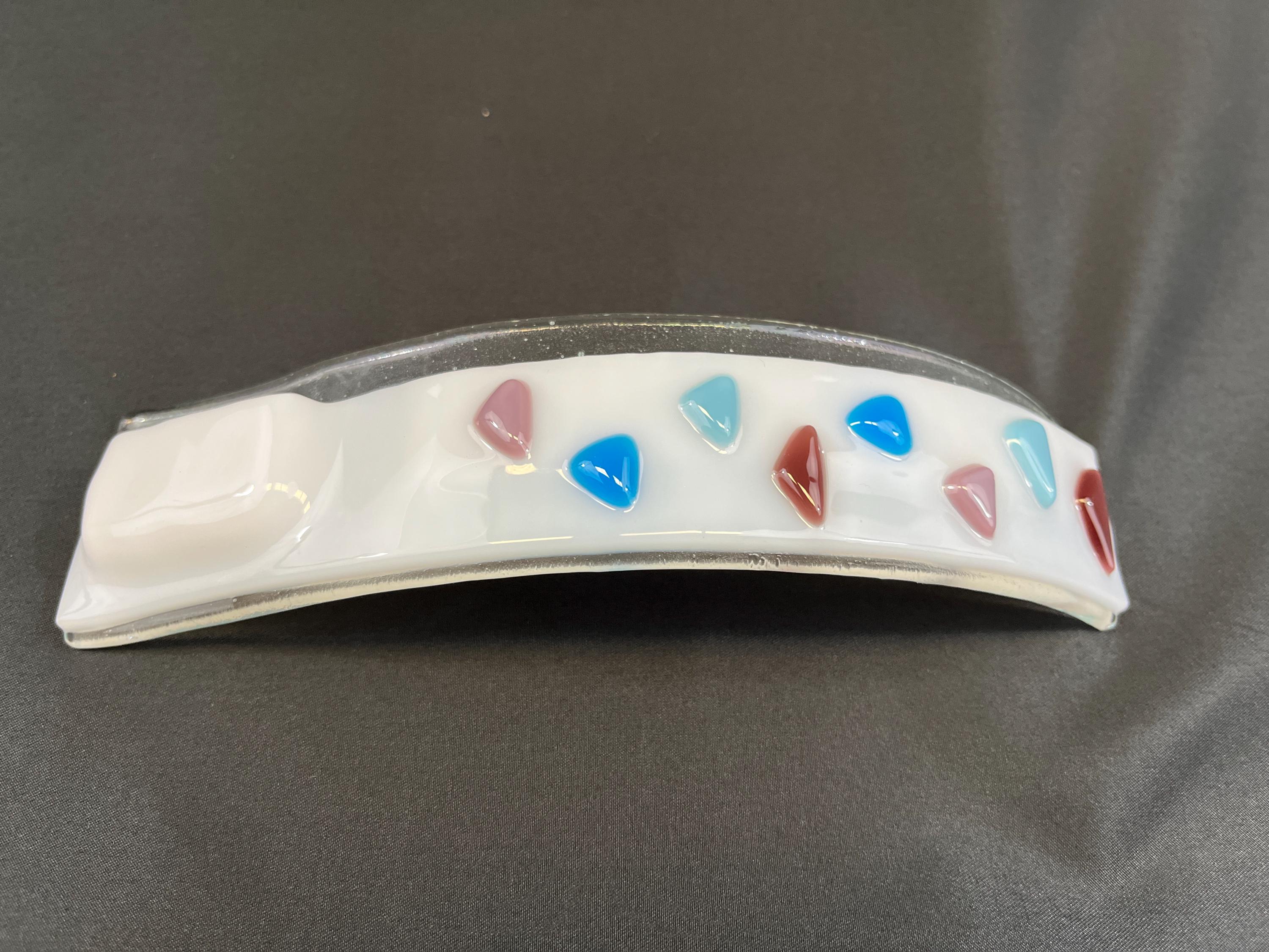 Fused Glass White Memorial Remembrance Photo Holder Stand With Vase - Etsy