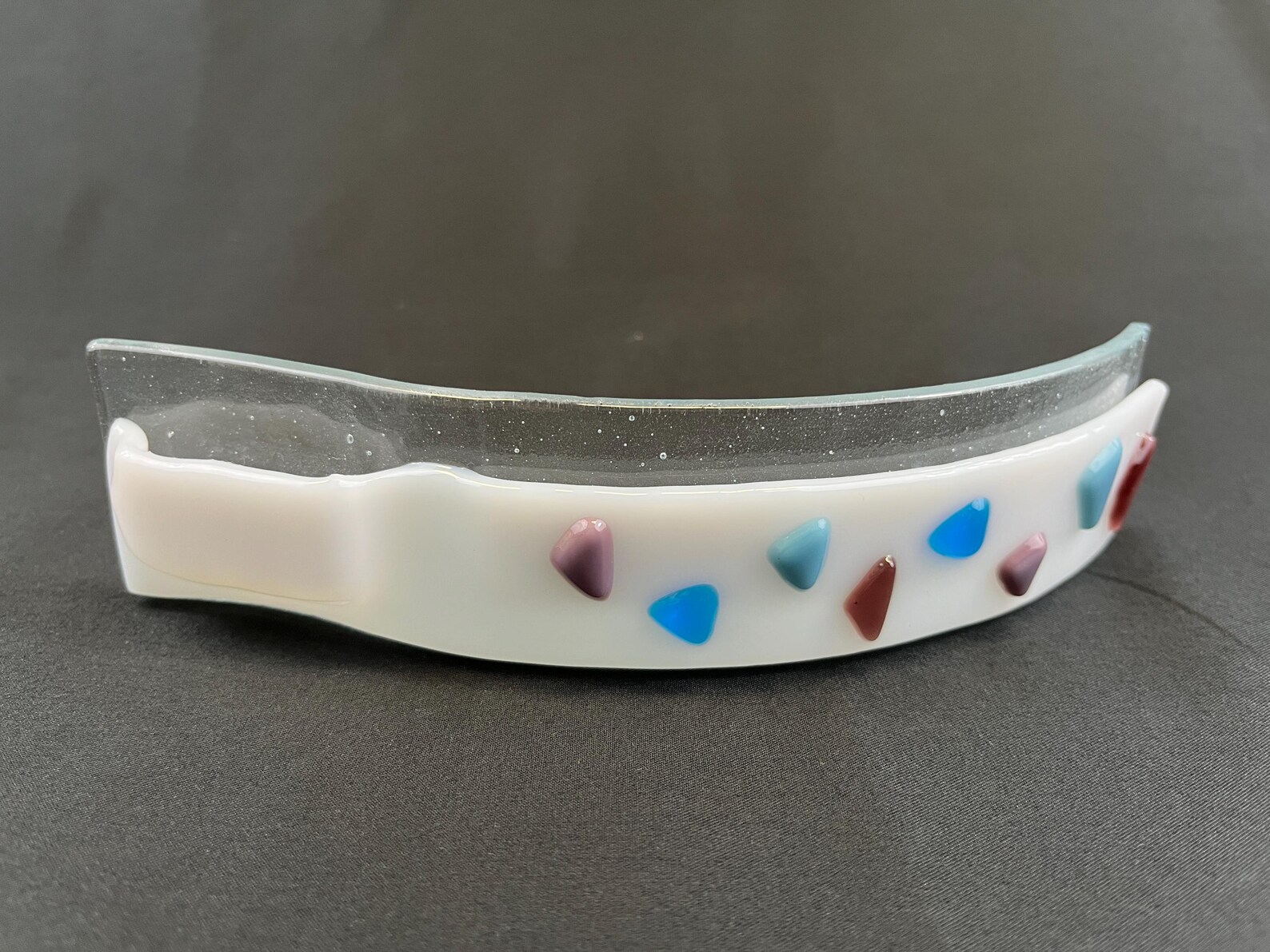 Fused Glass White Memorial Remembrance Photo Holder Stand With Vase - Etsy