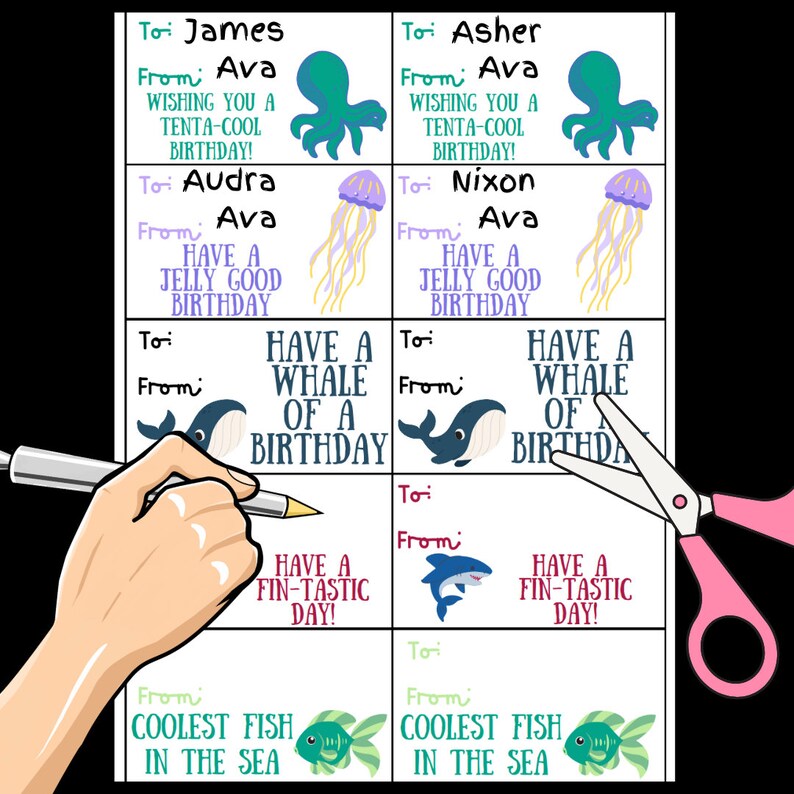 Christmas Gift Tags – Printable (digital Download) - Etsy