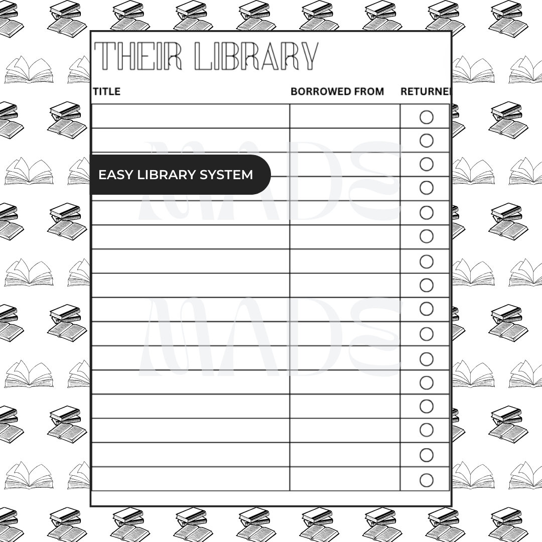 Reading Plan & Book Tracking Packets - Printable (digital Download) - Etsy