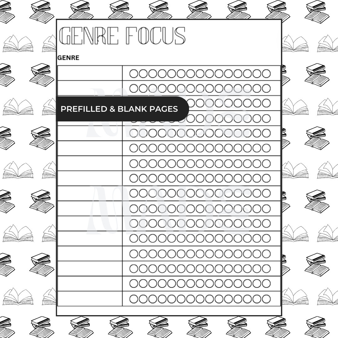 Reading Plan & Book Tracking Packets - Printable (digital Download) - Etsy