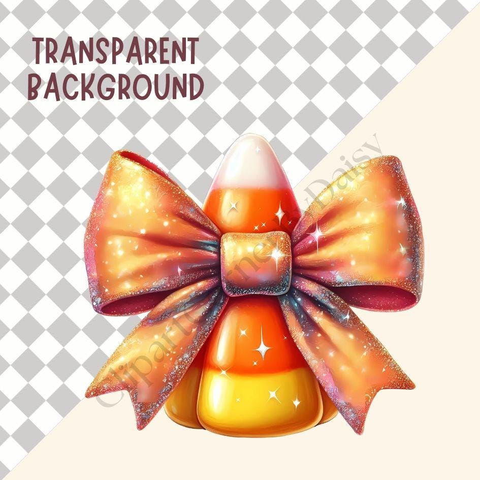 Cute Ghost Pumpkin Candy Corn Clipart, Halloween PNG Bundle, Watercolor ...