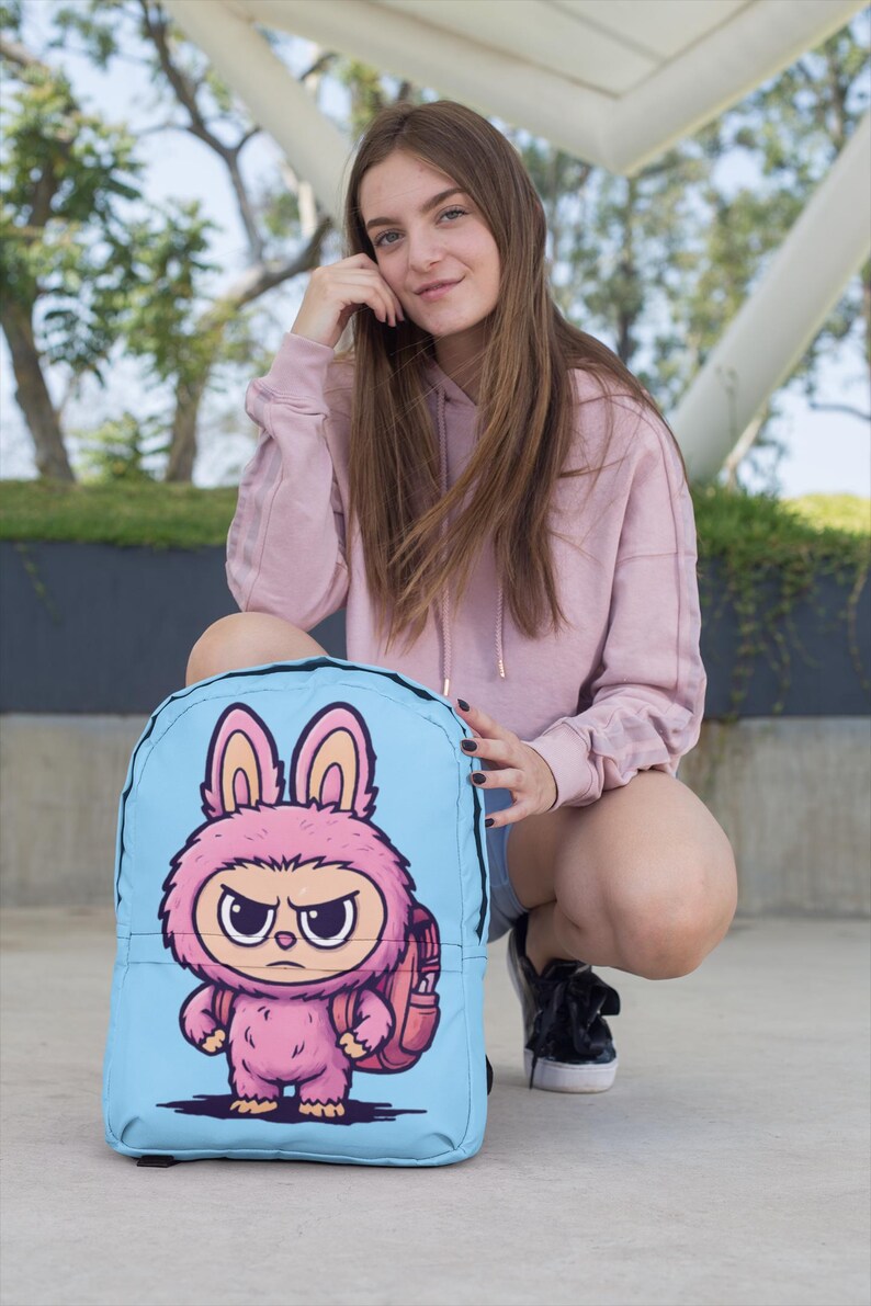 Labubu Back to School PNG SVG – Sweet Monster Clipart Digital Download ...