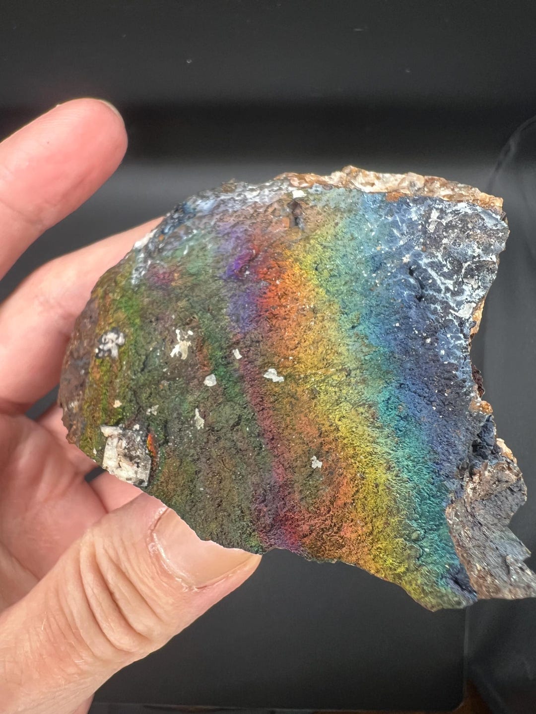Rainbow Goethite, Turgite From Spain. Naturally Iridescent! Rocks ...