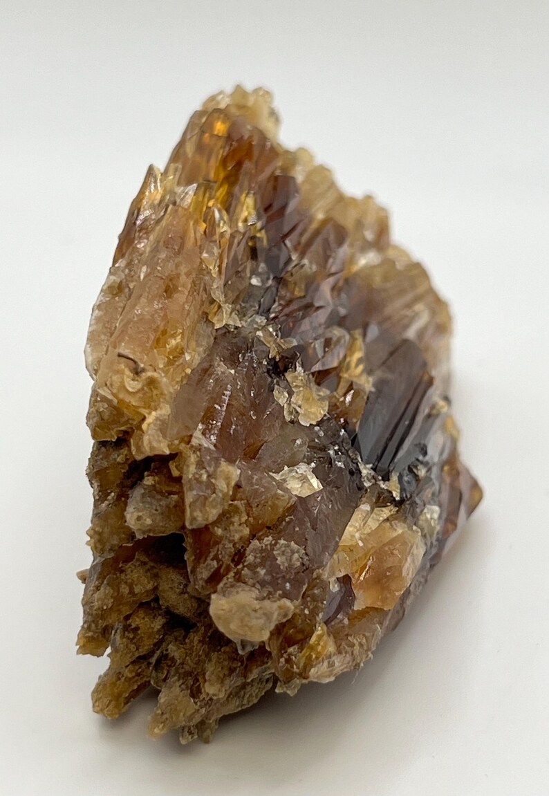 Calcite Specimen From Guizhou, China. Amber Colored Calcite With ...