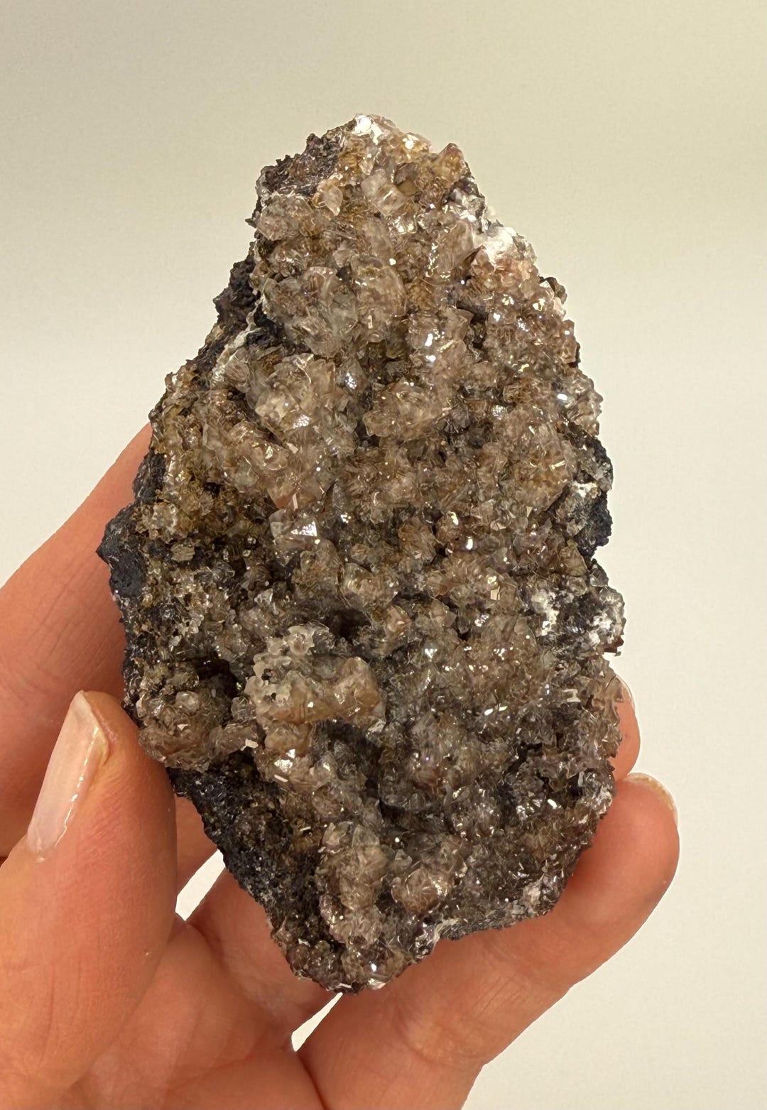 Calcite on Goethite From Mexico. Rocks Minerals Crystals - Etsy