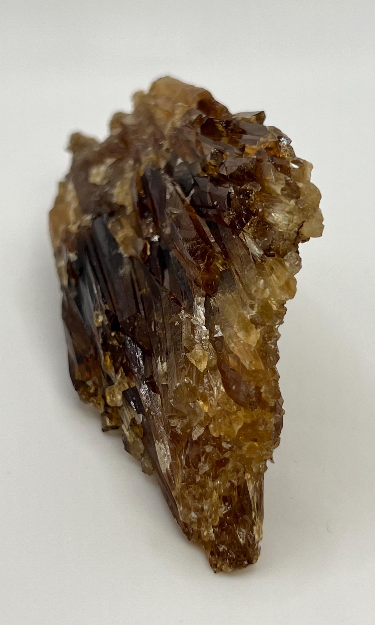 Calcite Specimen From Guizhou, China. Amber Colored Calcite With ...