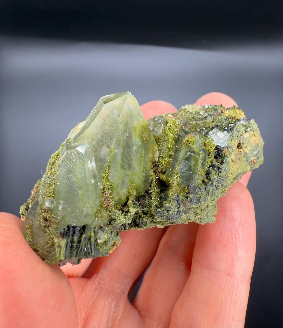 Forest Quartz, Epidote and Quartz From Turkey. Rocks Minerals Crystals ...