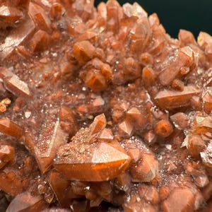 Red Clay Quartz Cluster From Morocco. Rocks Minerals Crystals - Etsy