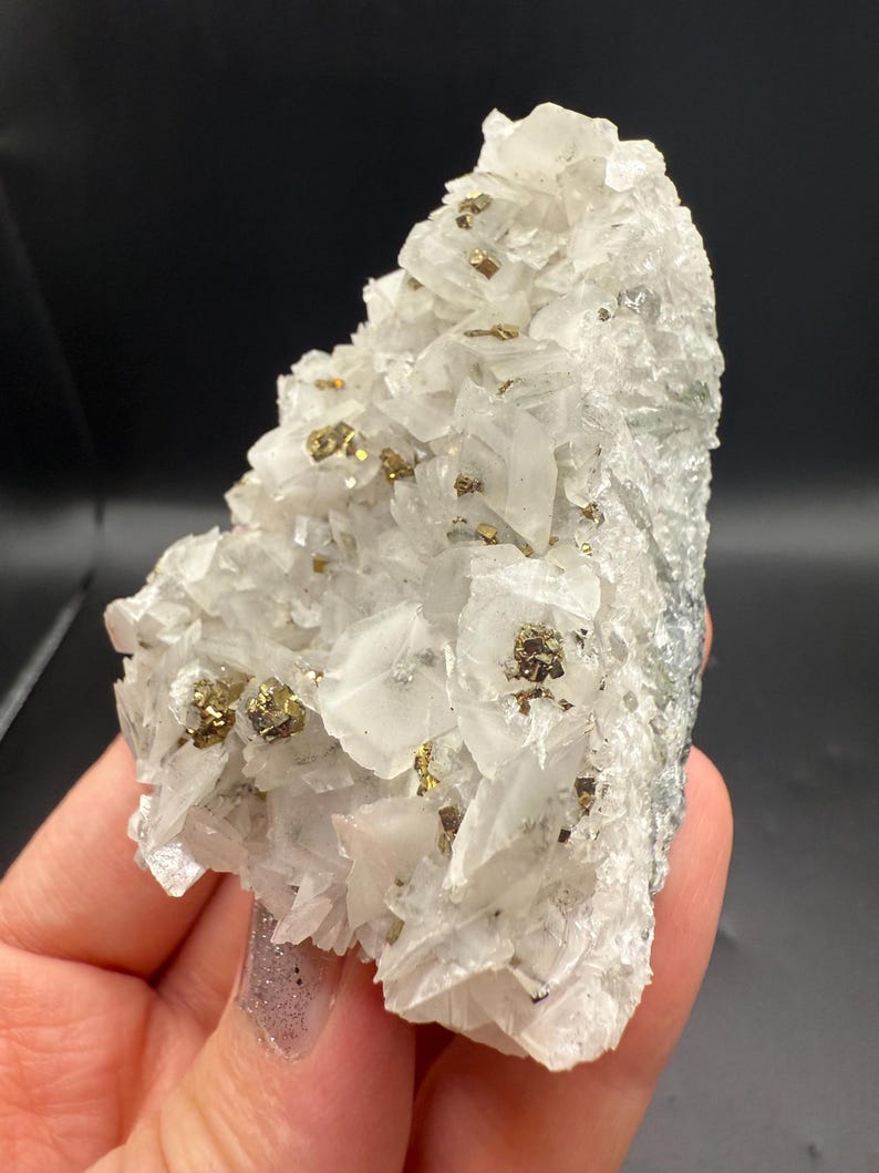 Calcite With Pyrite From Longyan, Fujian Province, China. - Etsy