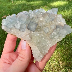 Light Blue Fluorite With Sparkly Quartz on Matrix From Beijing, China ...