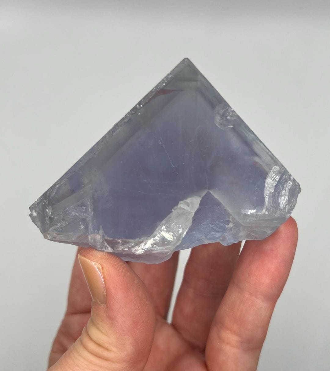 Light Blue Fluorite With Phantom and Amazing Luster From Xianghualing ...