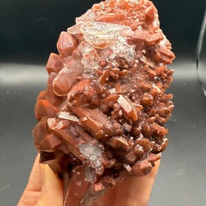 Red Clay Quartz / Hematoid Quartz Cluster From Morocco. Rocks Minerals ...
