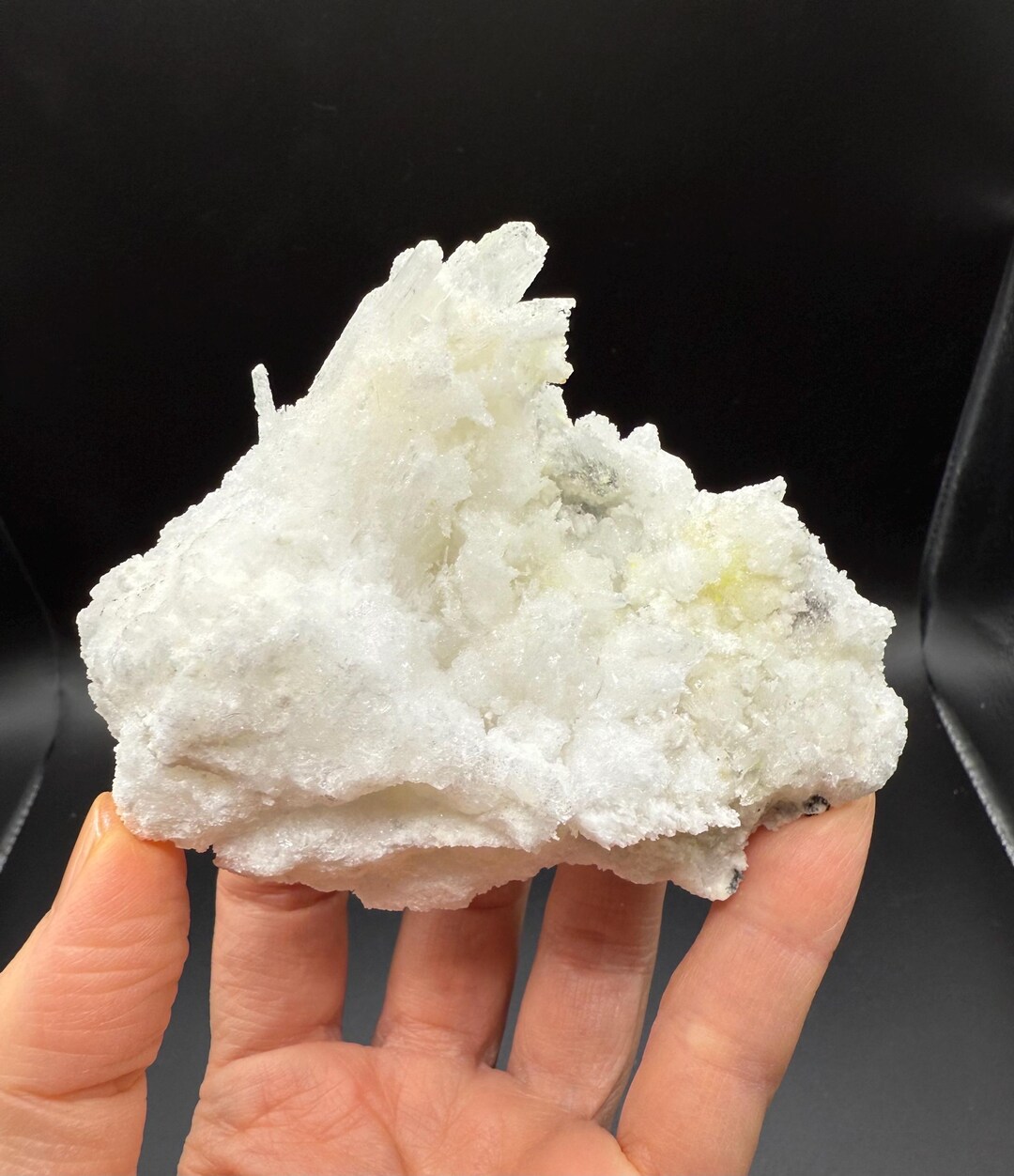 UV Reactive Ram’s Horn Selenite With Novacekite - Santa Eulalia, Mexico ...