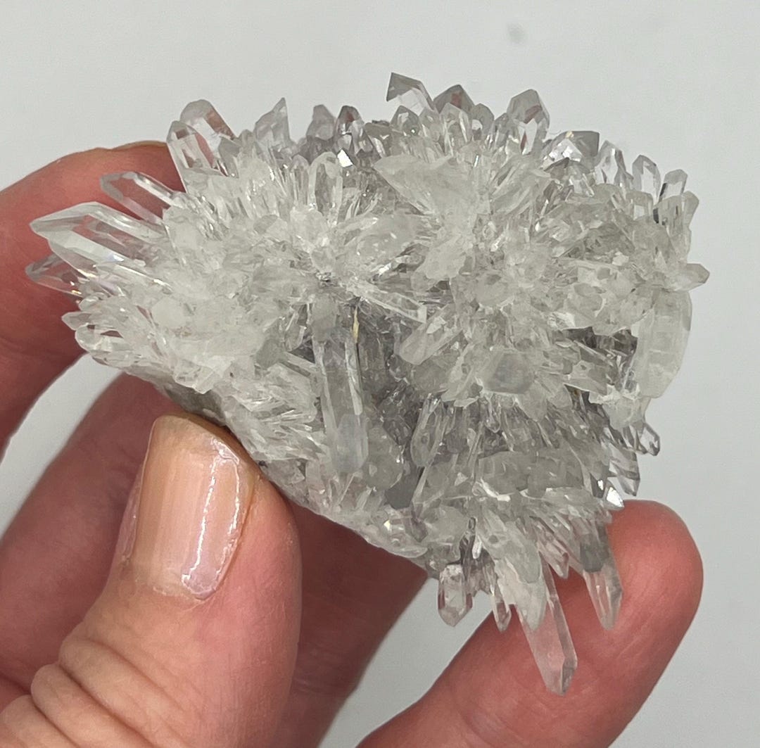 Crystal Clear Needle Quartz Cluster. Rocks Crystals Minerals - Etsy