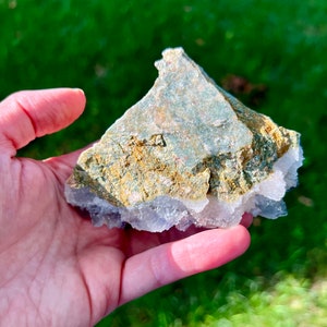 Light Blue Fluorite With Sparkly Quartz on Matrix From Beijing, China ...
