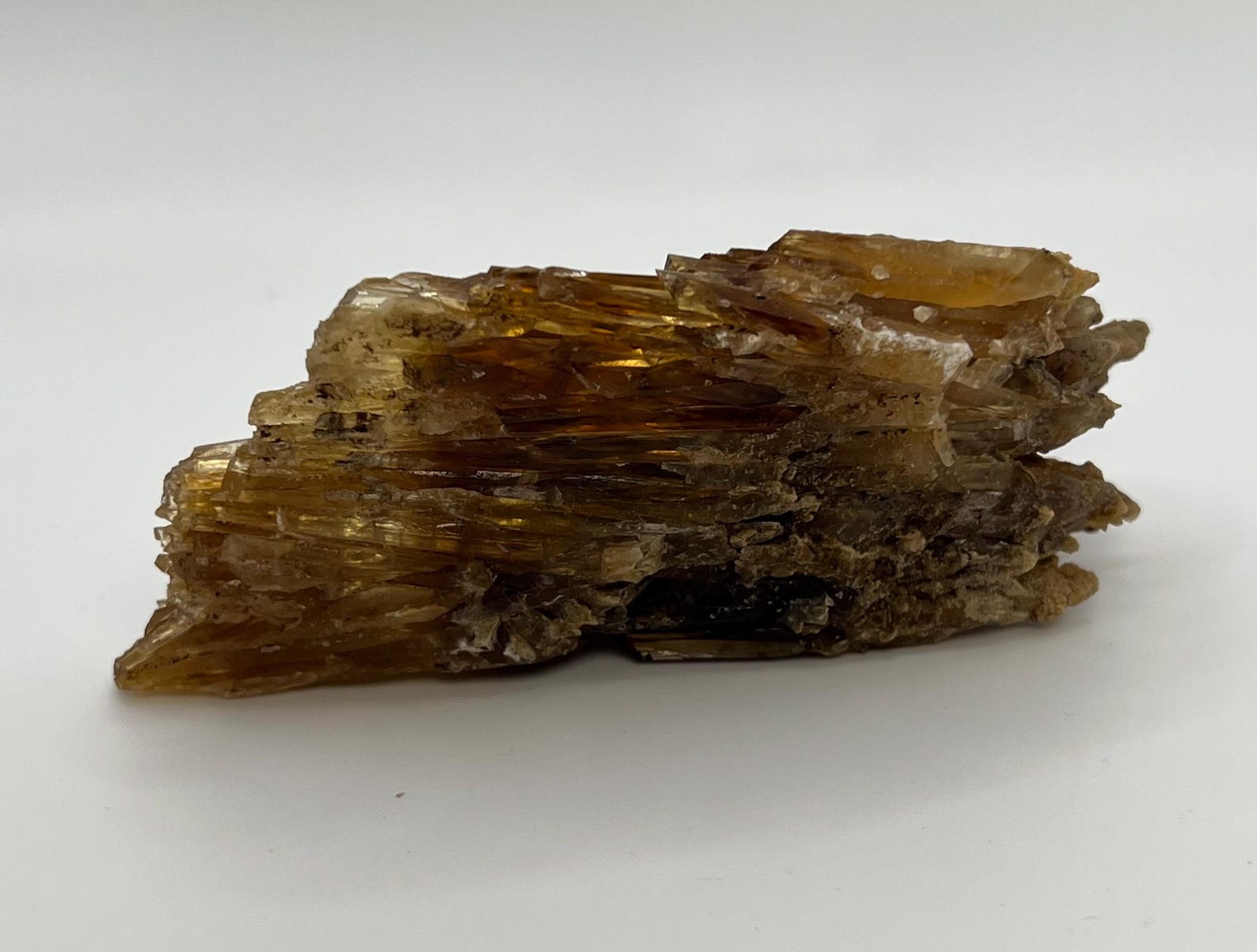 Calcite Specimen From Guizhou, China. Amber Colored Calcite With ...