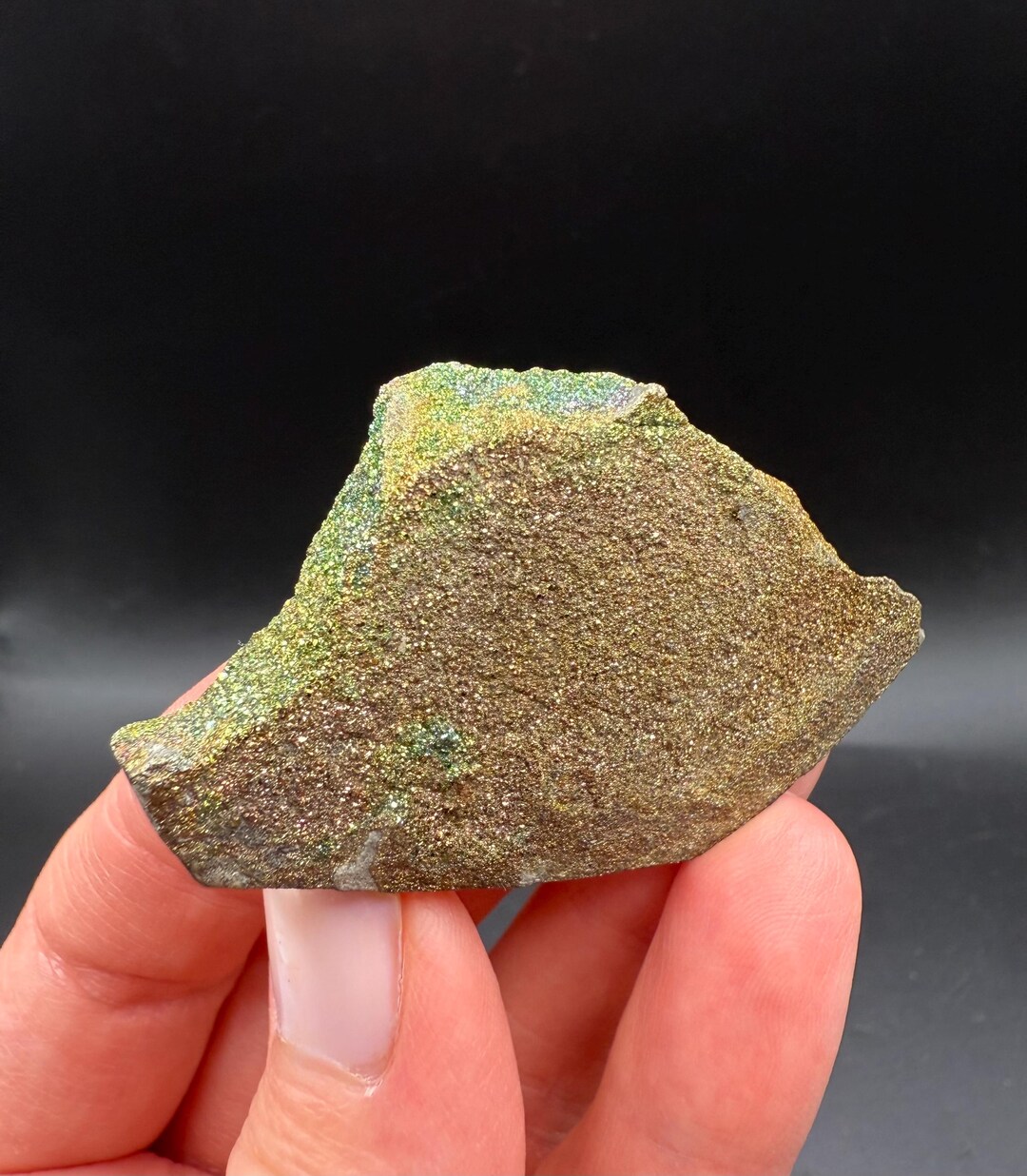 Rainbow Pyrite Specimen on Matrix, Russia - Etsy