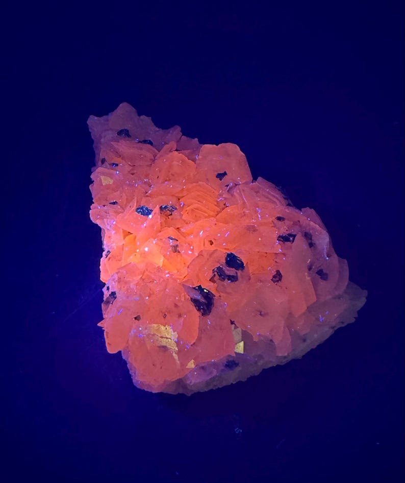 Calcite With Pyrite From Longyan, Fujian Province, China. - Etsy