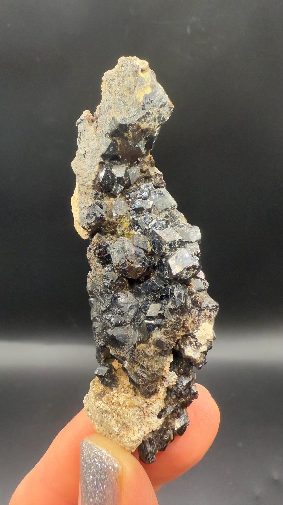 Black Garnet, Melanite From Veracruz Mexico. Rocks Minerals Crystals - Etsy