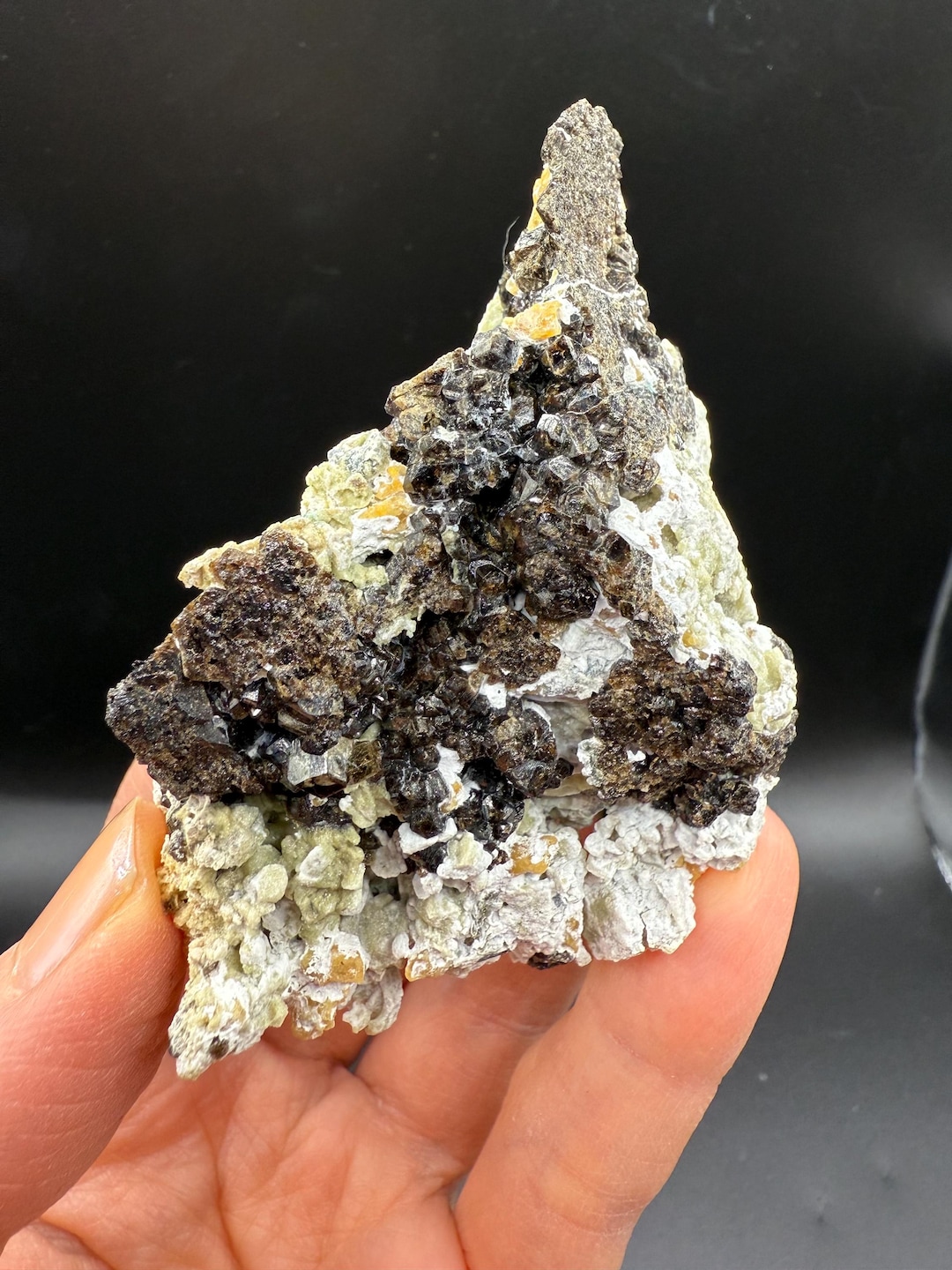 Black Melanite Andradite Garnet From Veracruz, Mexico. Rocks Minerals ...