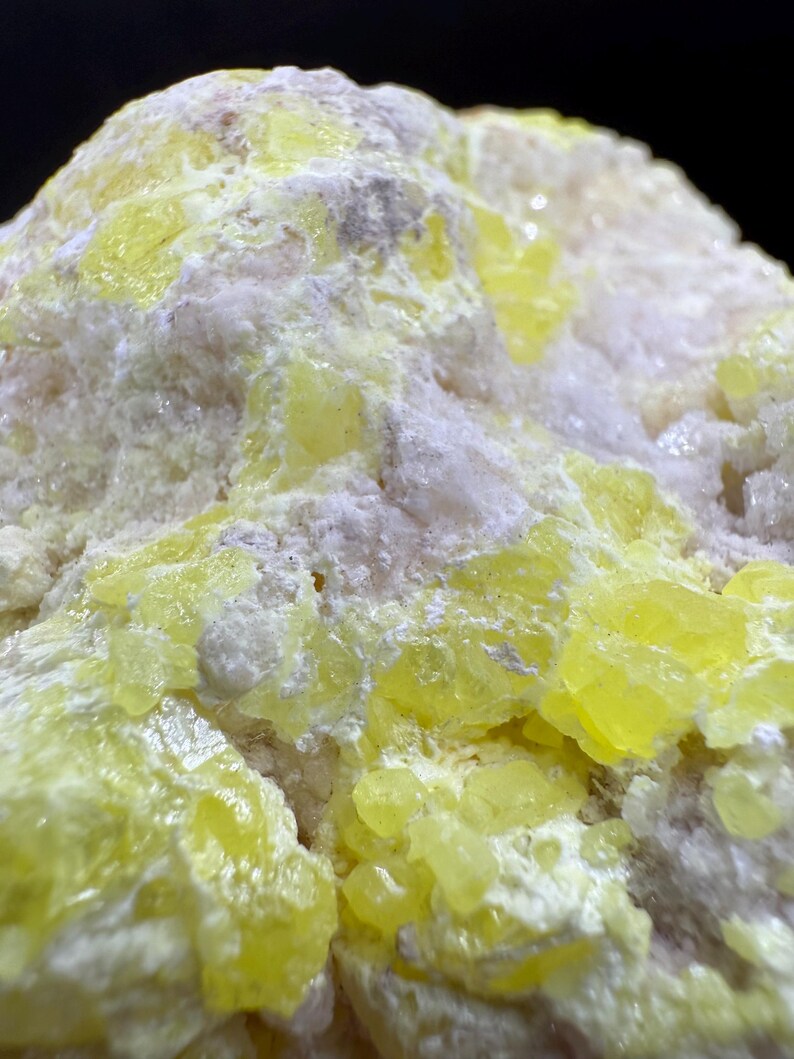 Sulfur Specimen From Mexico. Crystals, Rocks and Minerals. - Etsy