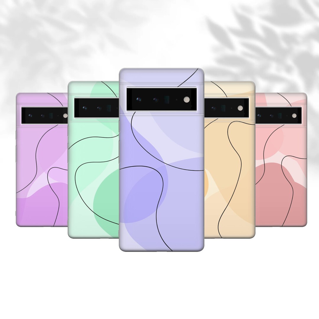 Art Line Phone Case Collage Aesthetic Cover for Pixel 8A 7A 6A Pro ...