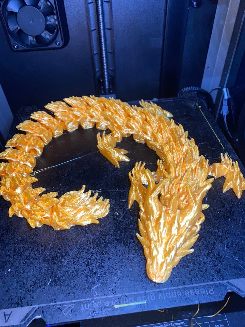 Articulated 3D Printed Dragon - Etsy