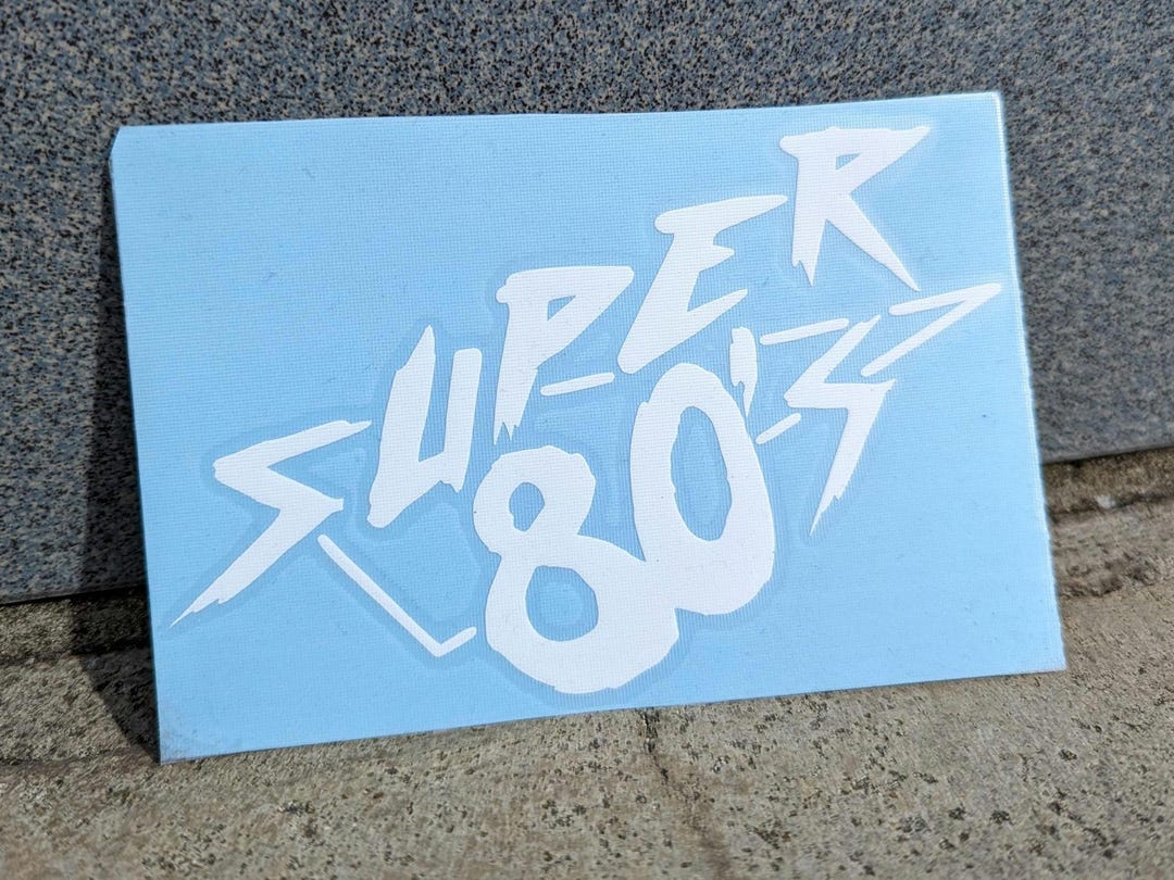 Super 80's - Car Decal - Rad Vinyl Sticker - Etsy