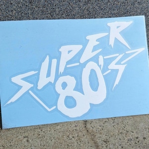 Super 80's - Car Decal - Rad Vinyl Sticker - Etsy