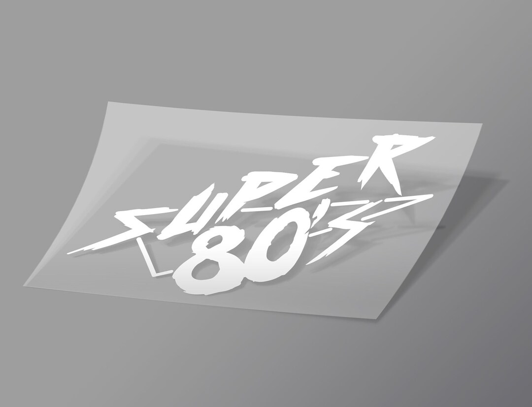 Super 80's Car Decal Rad Vinyl Sticker - Etsy