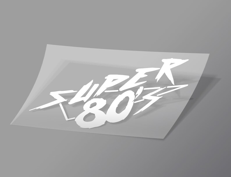 Super 80's - Car Decal - Rad Vinyl Sticker - Etsy