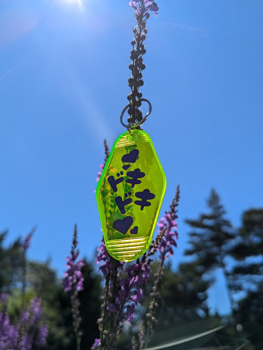 Cute Doki Doki - Motel Tag Keychain - Etsy