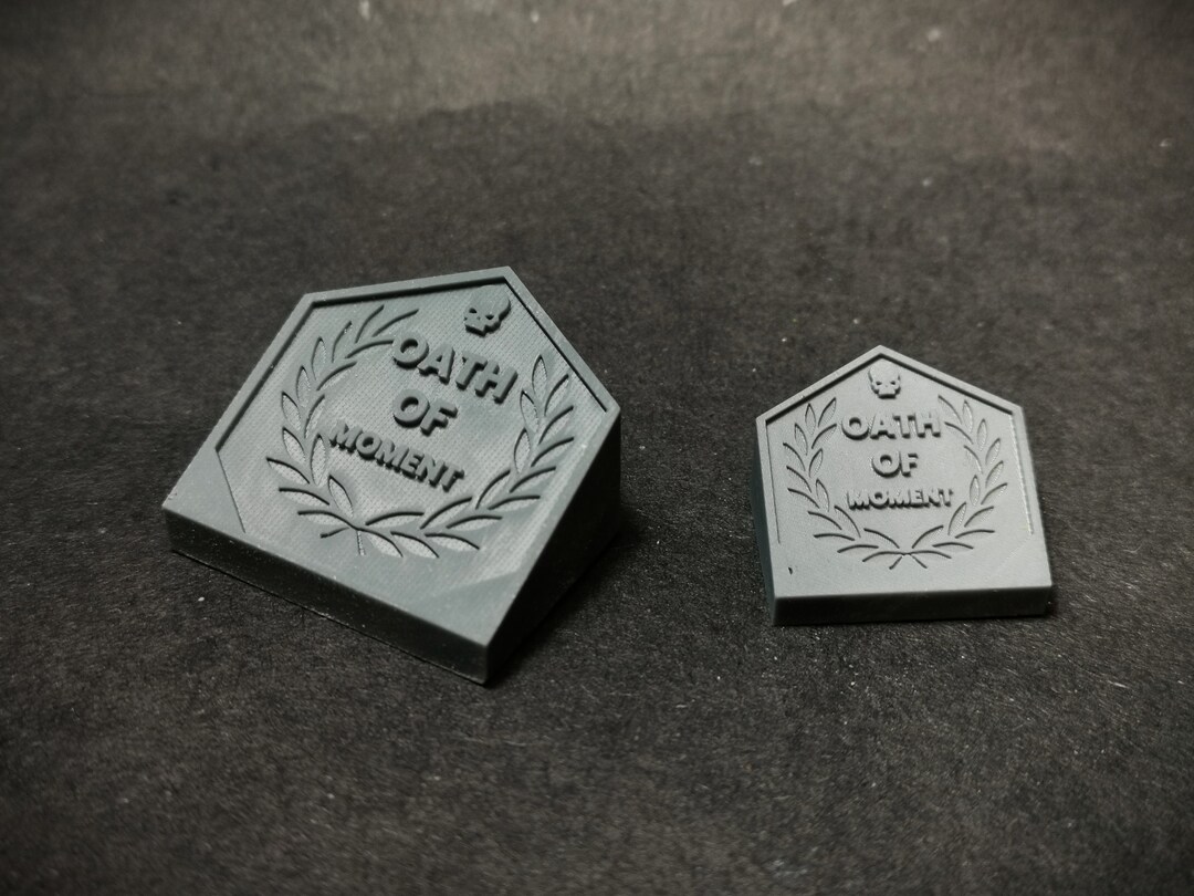Oath of Moment 3D Printed Resin Tokens (set of 2) - Warhammer 40K - Etsy UK