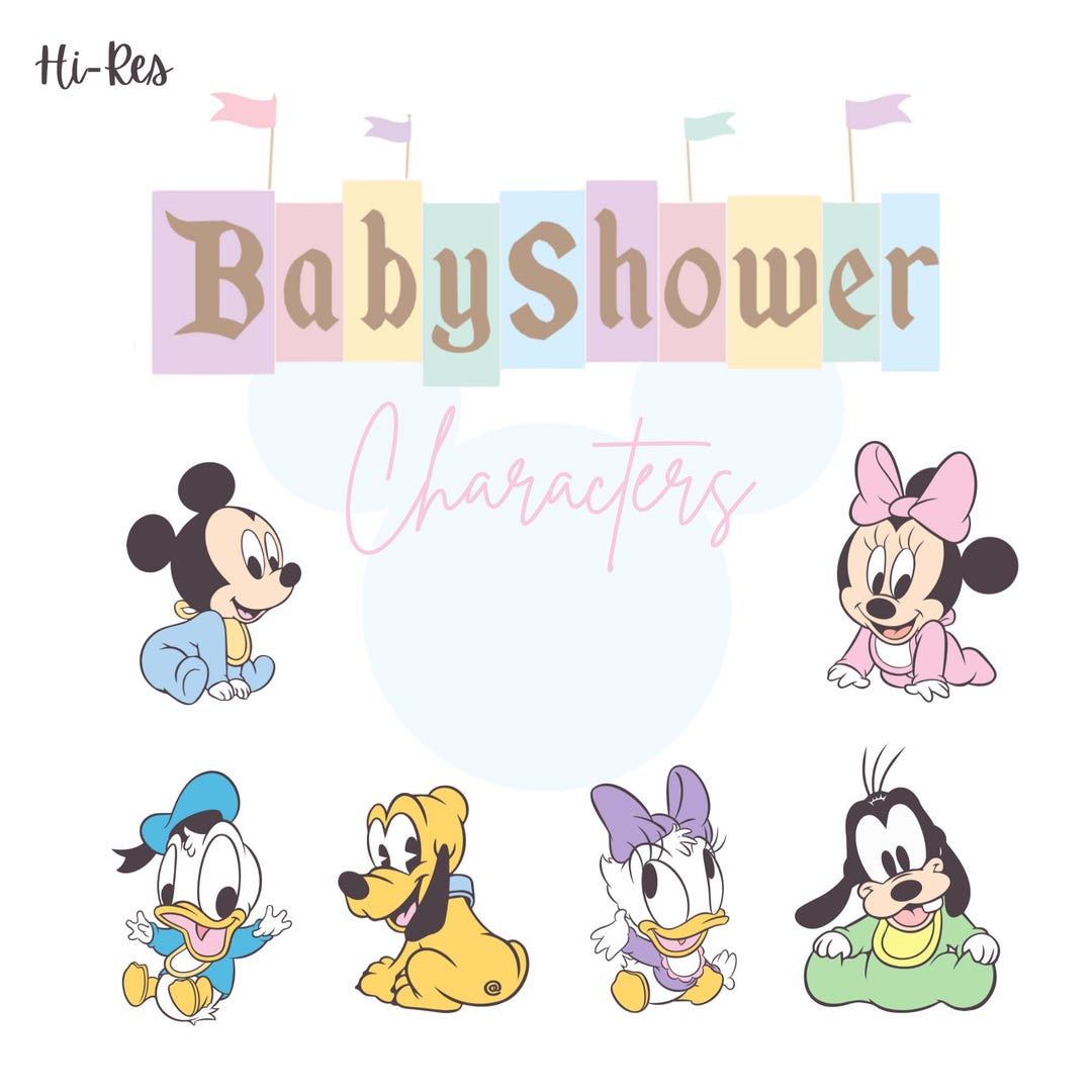 Disney Baby Shower Characters | Happiest Baby Shower on Earth - High ...
