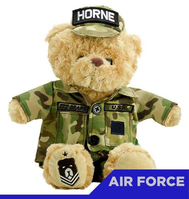Personalized Air Force Teddy Bear - Etsy