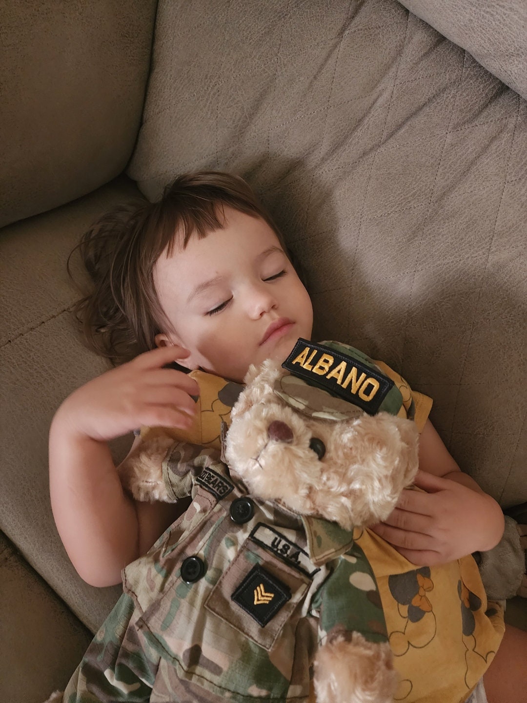 Personalized Army Teddy Bear - Etsy