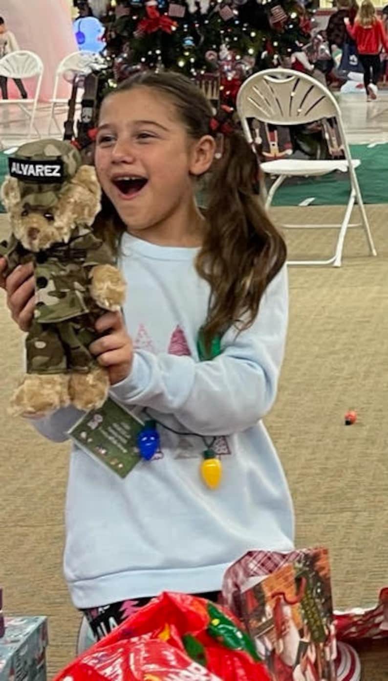 Personalized Army Teddy Bear - Etsy