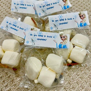 Frozen Themed Elsa Party Favor Toppers Do You Want to Build a Snowman ...