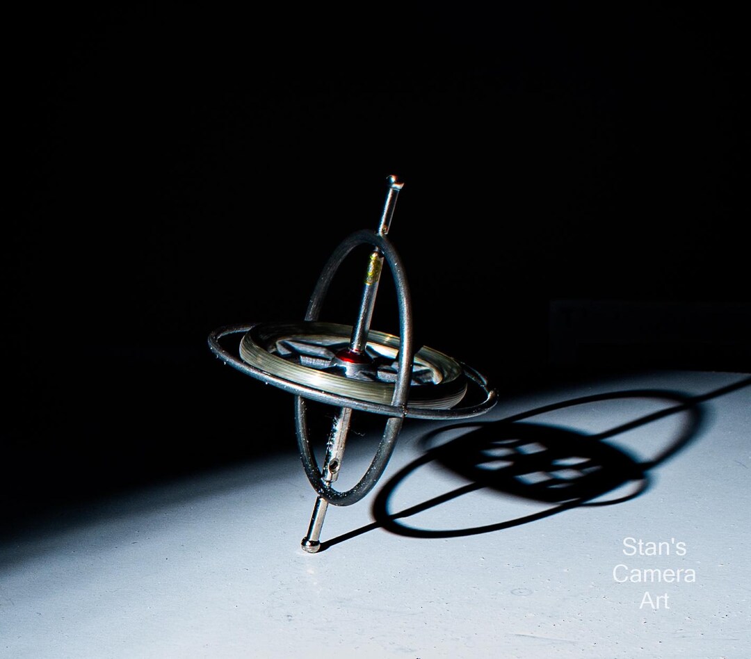 Gyroscope Spinning Top Art Print: Cabin or Farmhouse Decor - Etsy