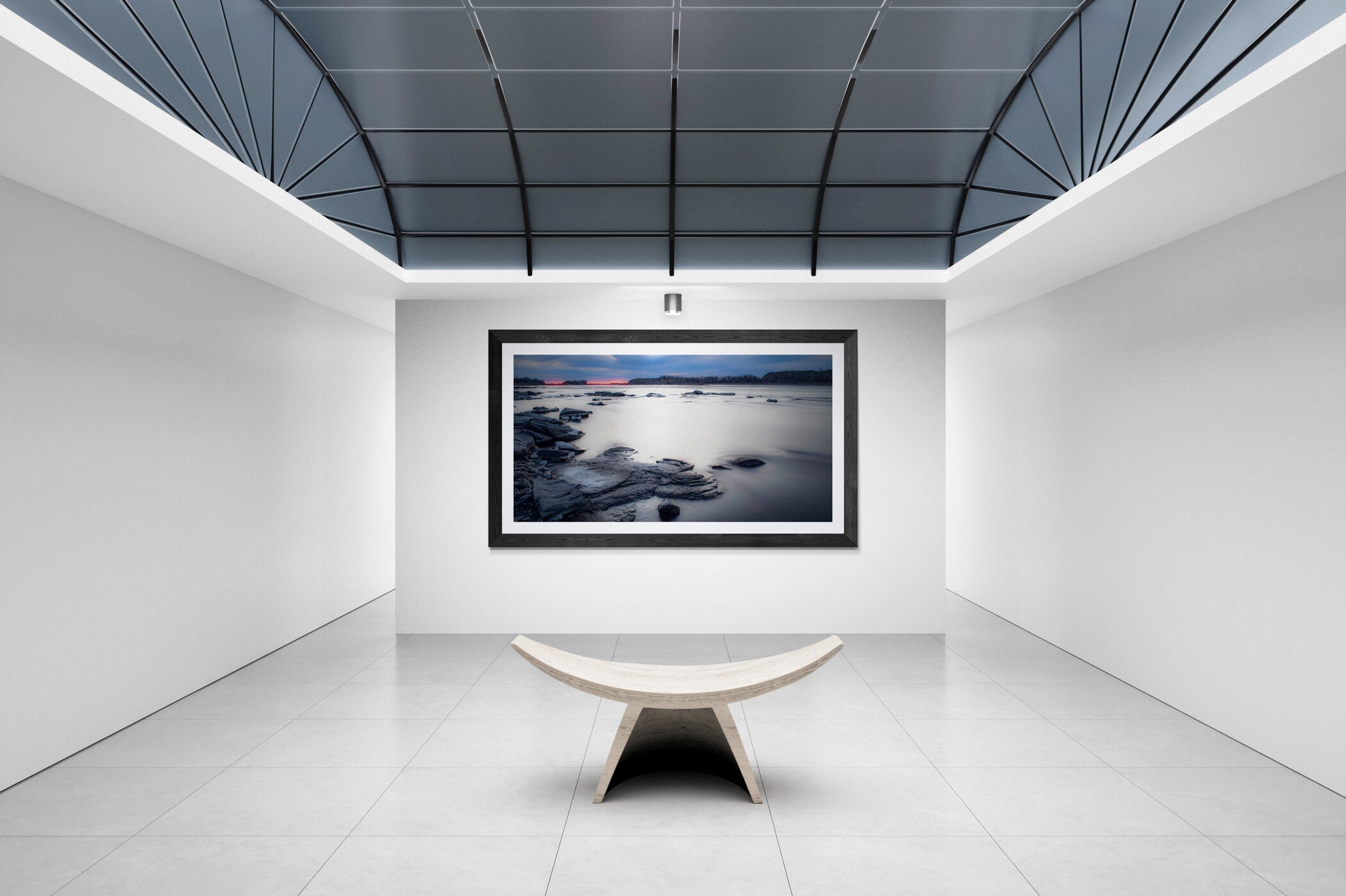 Long Sunset Print, Rustic Wall Art, Cabin Wall Decor, Rural River ...