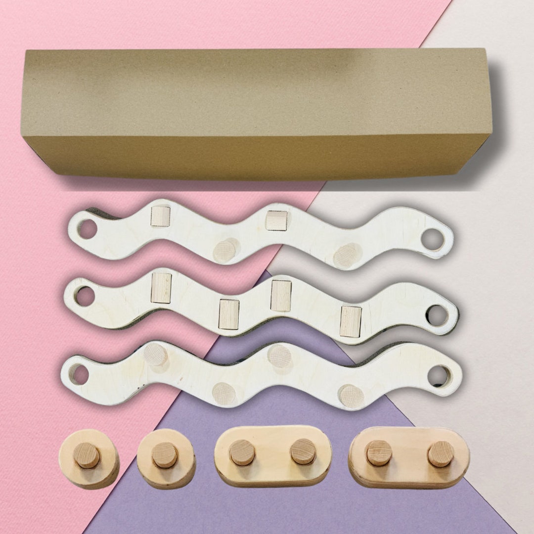 Montessori Balance Beam With Radius Bars and Obstacles - Etsy