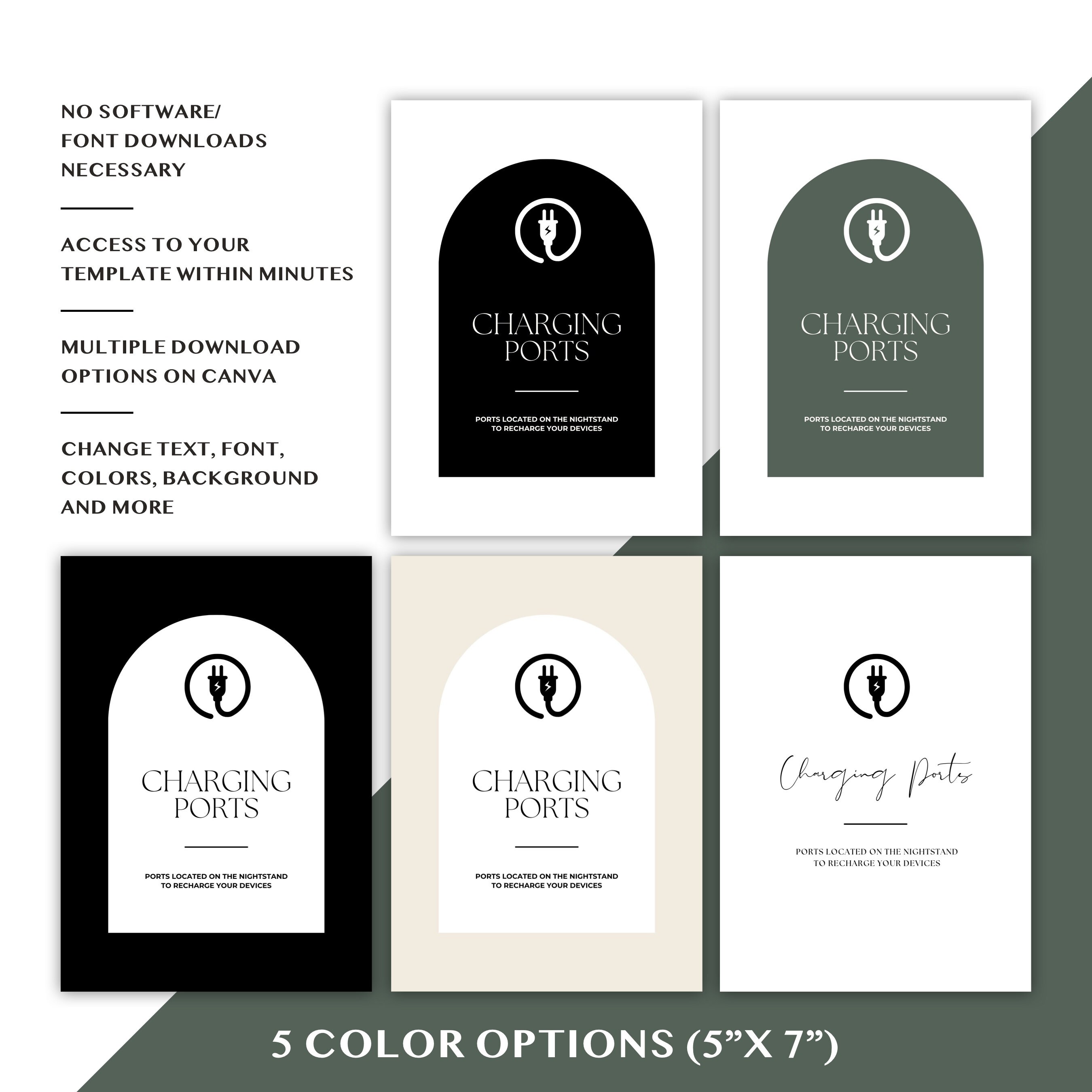 Charging Station Sign | Charging Bar Sign | Party Charging | Wedding ...