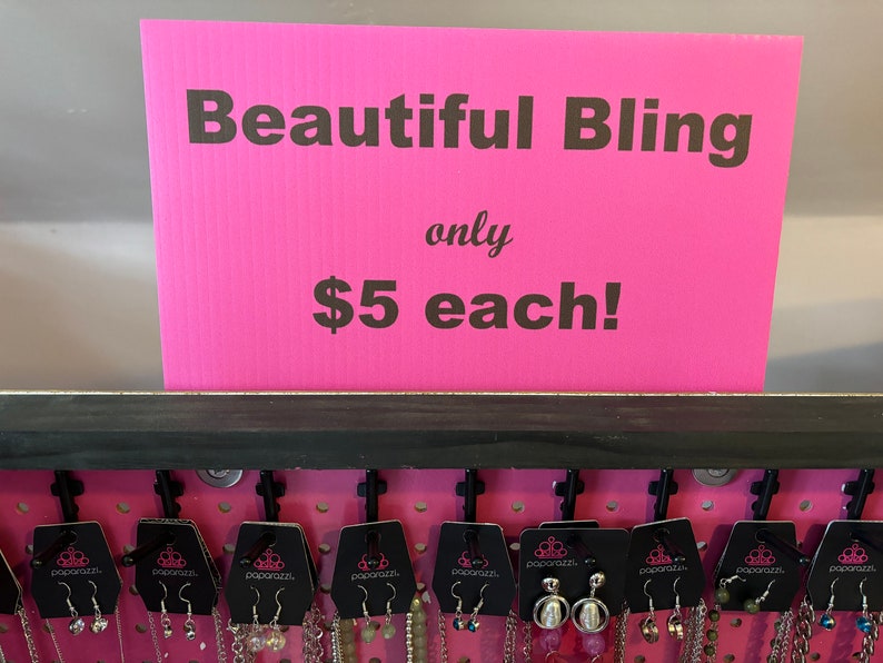 Paparazzi Jewelry Seller Display Sign for Shows - Etsy