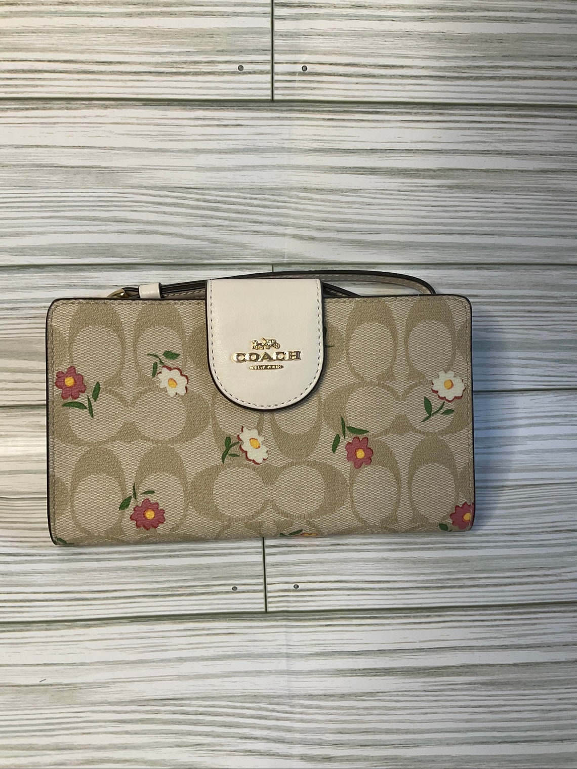 Coach Tech Wallet, Im/light Khaki Multi, Tech Wallet - Etsy