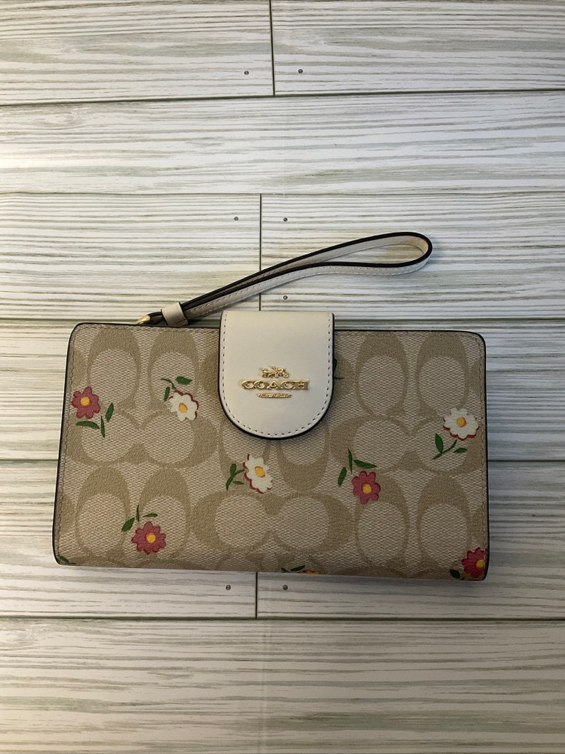 Coach Tech Wallet, Im/light Khaki Multi, Tech Wallet - Etsy