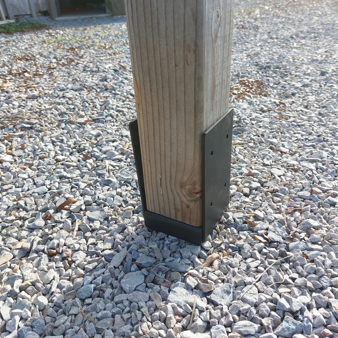 4x4 Anchor Plate With Cover, Base Plate for Cement, Gazebo, Deck, Patio ... 4x4 Anchor Plate With Cover, Base Plate for Cement, Gazebo, Deck, Patio ...