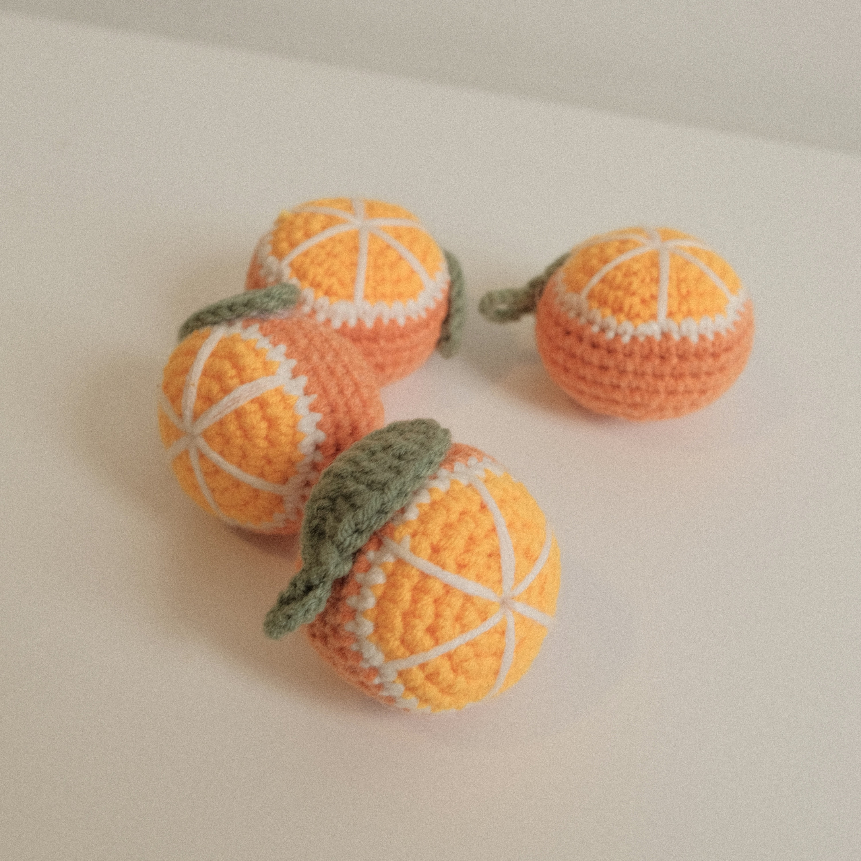 Handmade Crochet Fruit Amigurumi Charms, Finished Small Crochet Charms ...