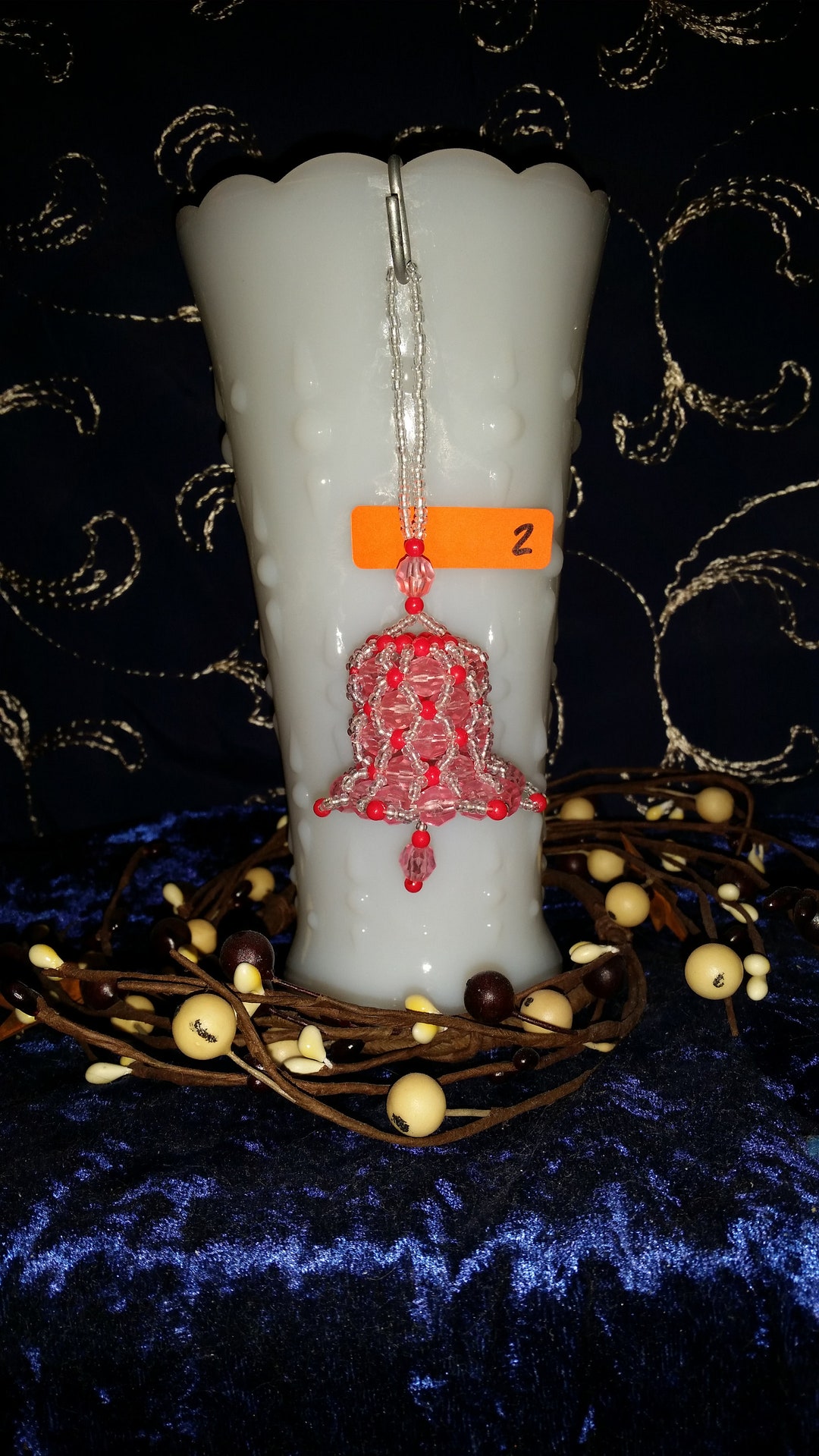 Beaded Bell Ornaments - Etsy