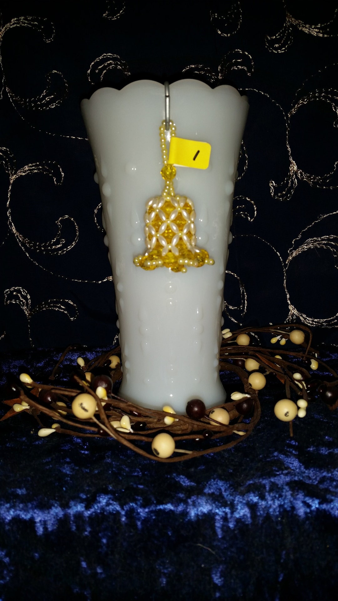 Beaded Bell Ornaments - Etsy